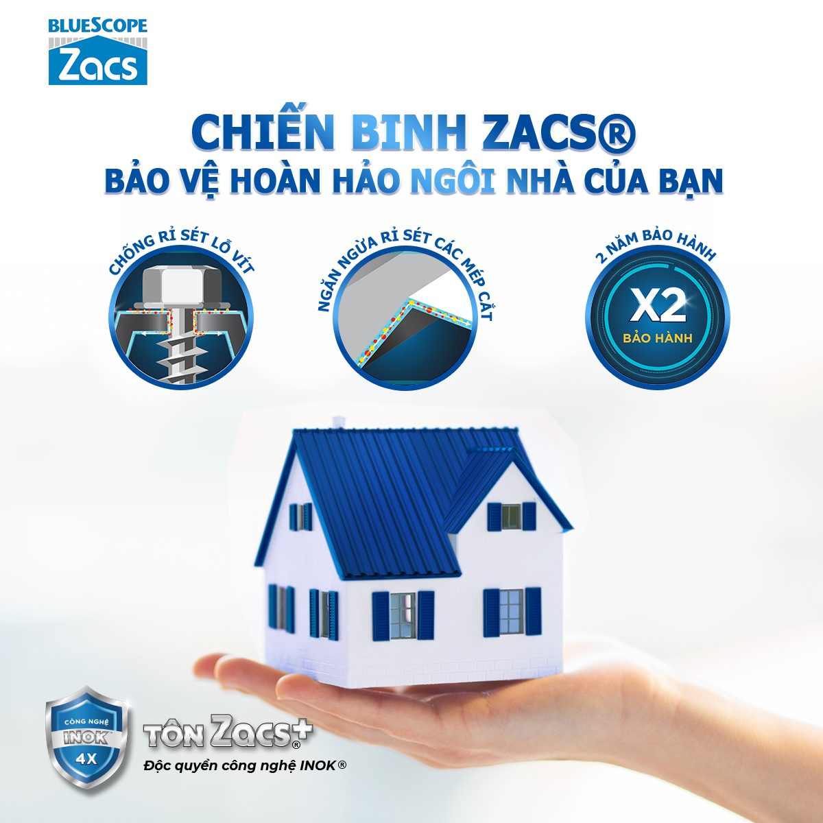 Tôn Bluescope AZ150 - SẮT THÉP SATA