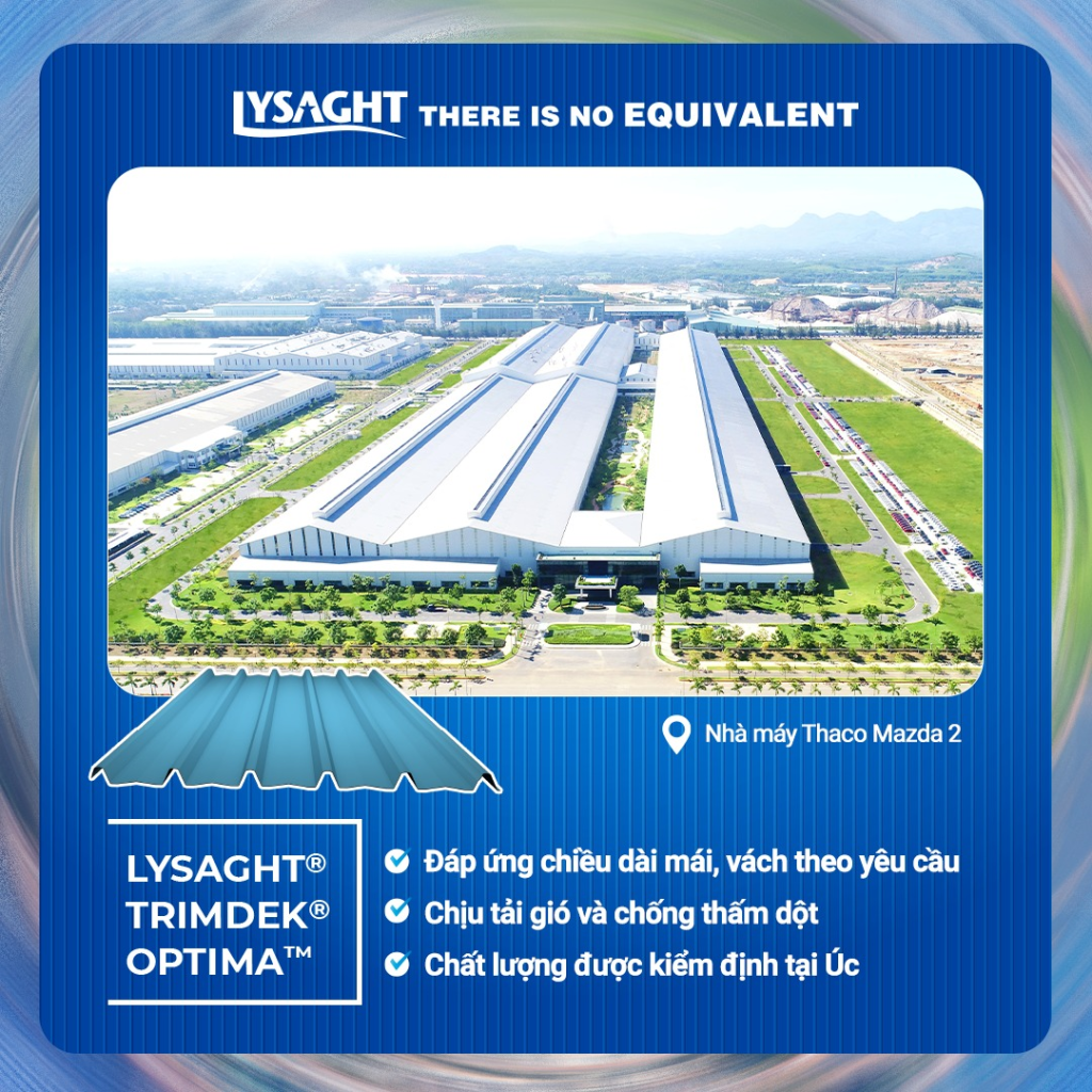 TÔN LYSAGHT TRIMDEK - BÁO GIÁ TÔN TÔN LYSAGHT TRIMDEK